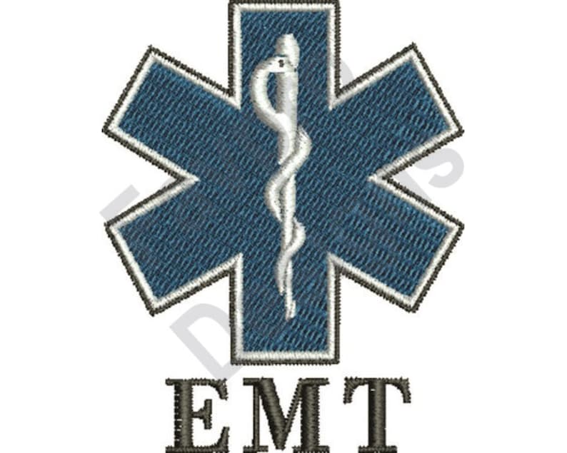 Emt Symbol Machine Embroidery Design - Etsy