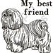 My Best Friend Machine Embroidery Design - Etsy