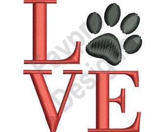 Dogs Leave Pawprints on Your Heart Forever Machine Embroidery Design ...