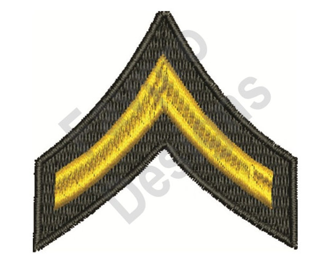 Private Army Patch - Machine Embroidery Design - Etsy