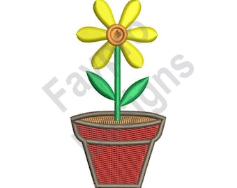 Floral Flower Plant Machine Embroidery Design, Embroidery Designs ...