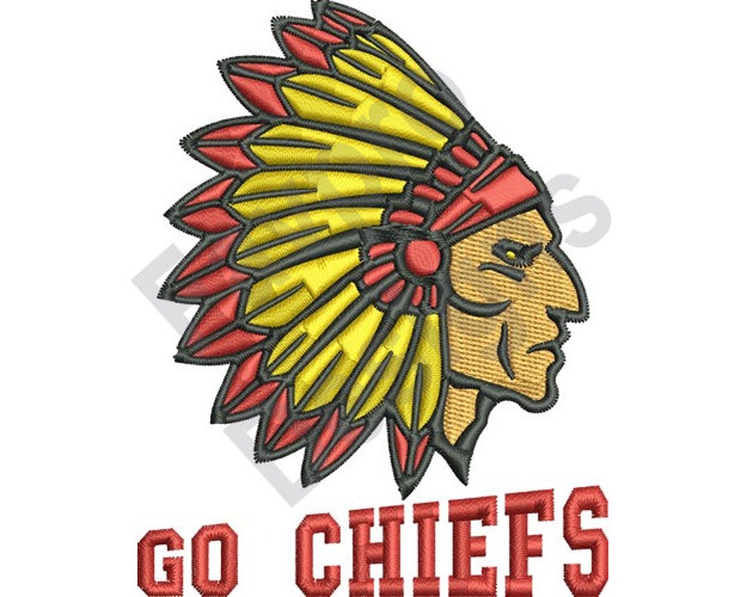 Go Chiefs - Machine Embroidery Design - Etsy