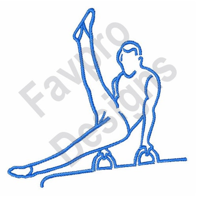Gymnastic Embroidery - Etsy