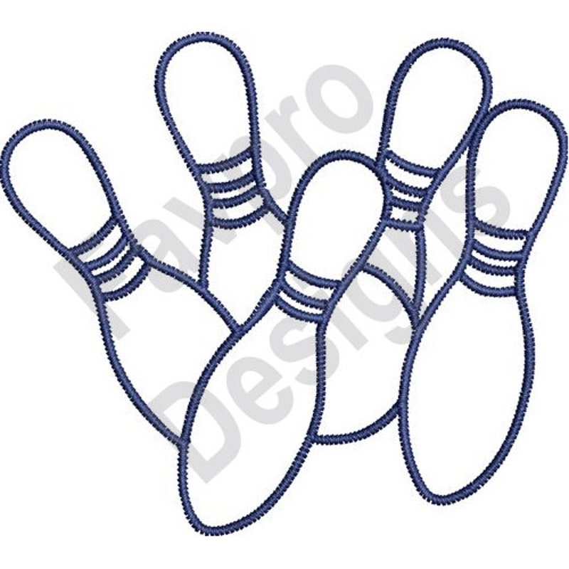 Bowling Embroidery - Etsy