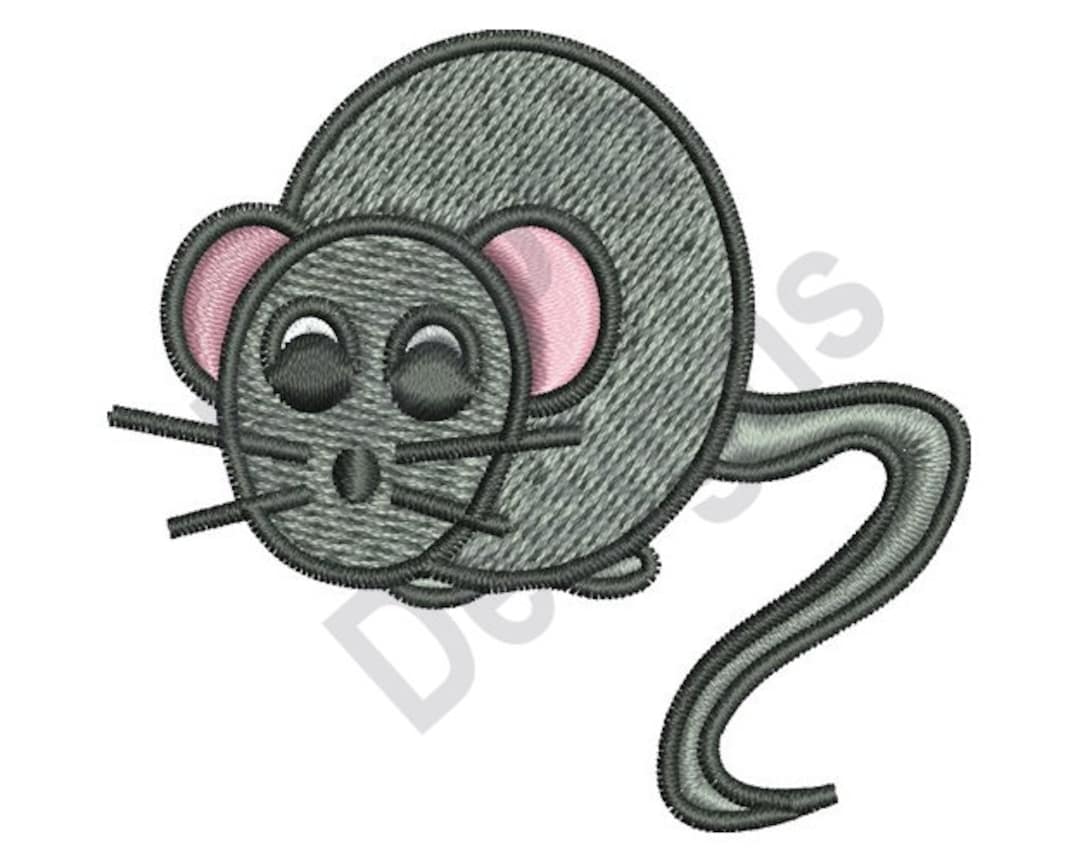 Mouse - Machine Embroidery Design - Etsy