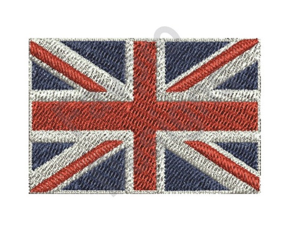 Great Britain Flag Machine Embroidery Design - Etsy