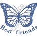Best Friends - Machine Embroidery Design - Etsy