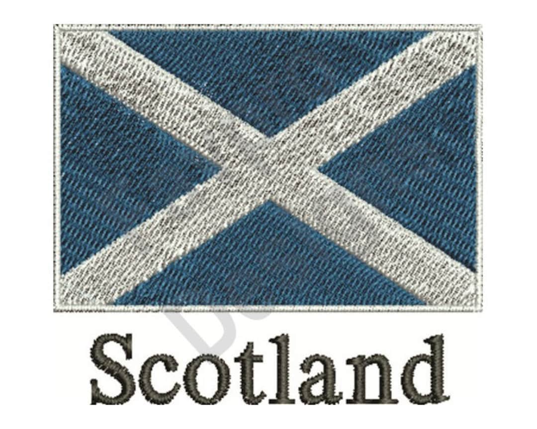 Flag of Scotland - Machine Embroidery Design - Etsy