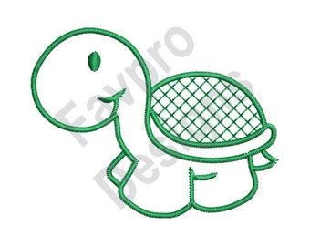 Baby Turtle Embroidery Design. Machine Embroidery Design. Little Turtle ...