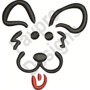 Dog Outline - Machine Embroidery Design - Etsy