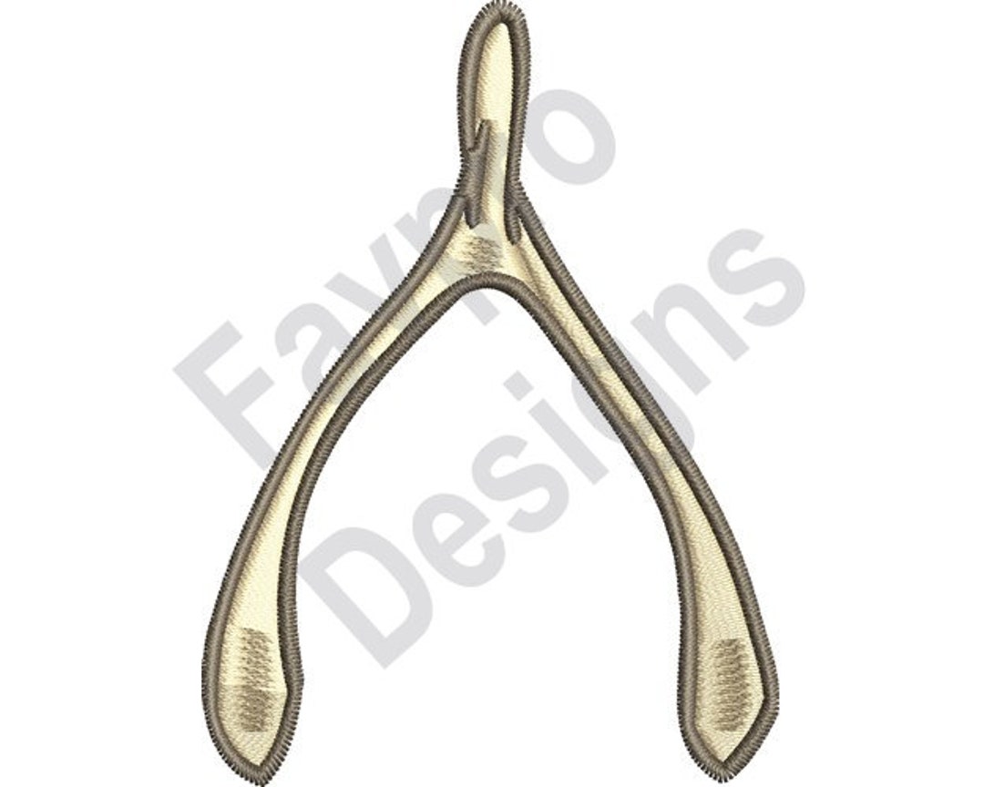 Wishbone - Machine Embroidery Design - Etsy