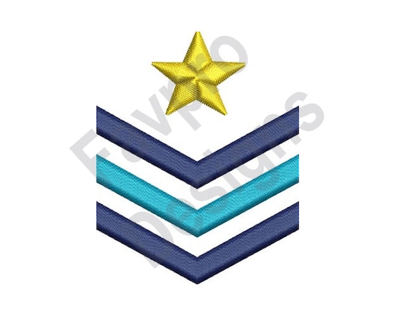 Star Chevron Machine Embroidery Design - Etsy