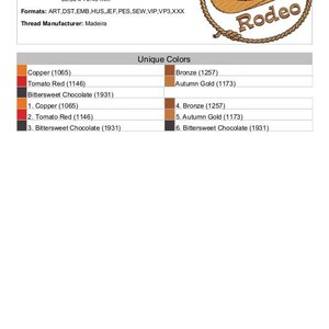 Rodeo Hat - Machine Embroidery Design - Etsy