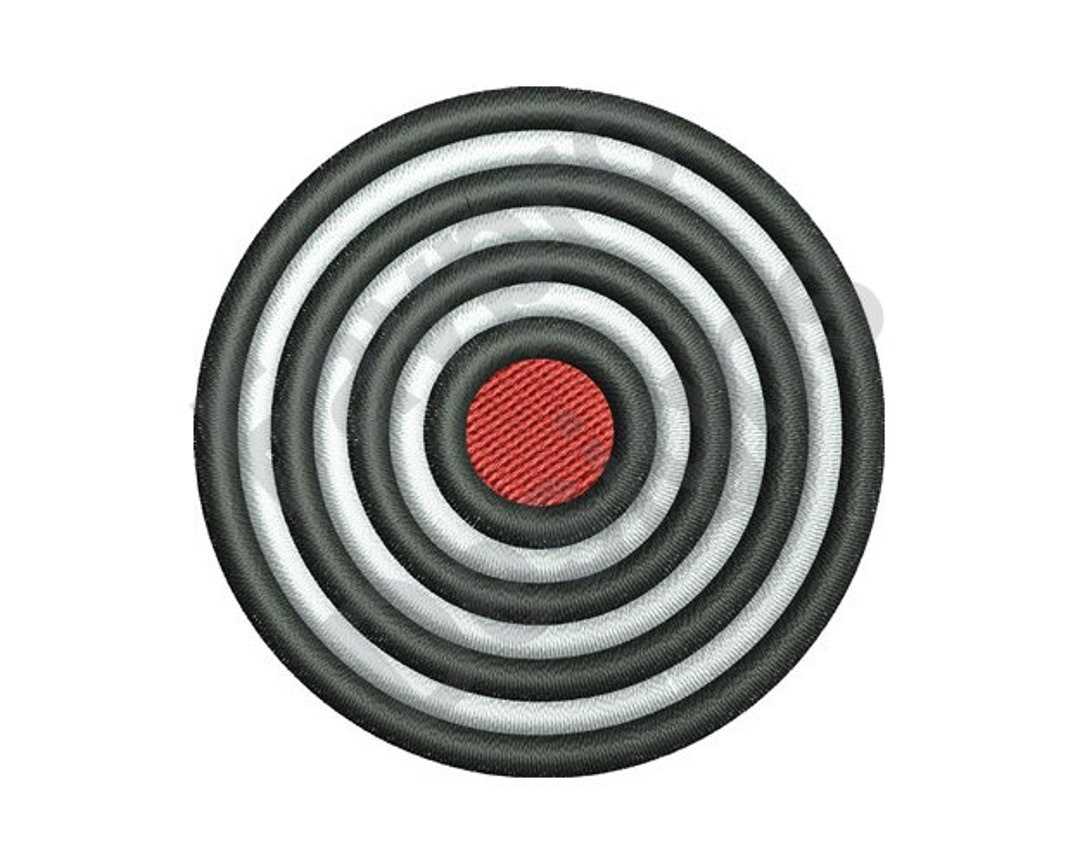 Bullseye - Machine Embroidery Design - Etsy