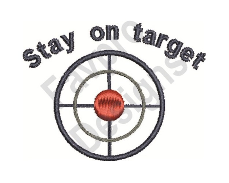 Gun Target Machine Embroidery Design | Etsy