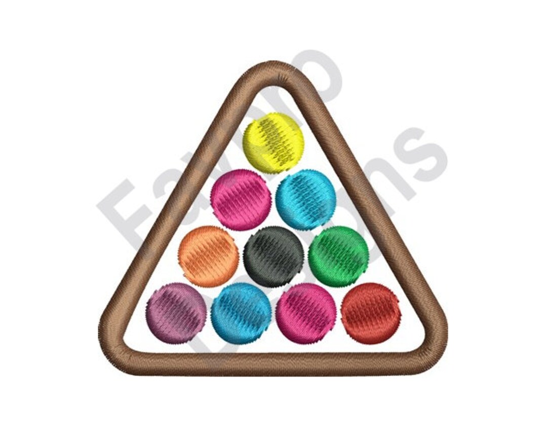 Billiard Balls - Machine Embroidery Design - Etsy