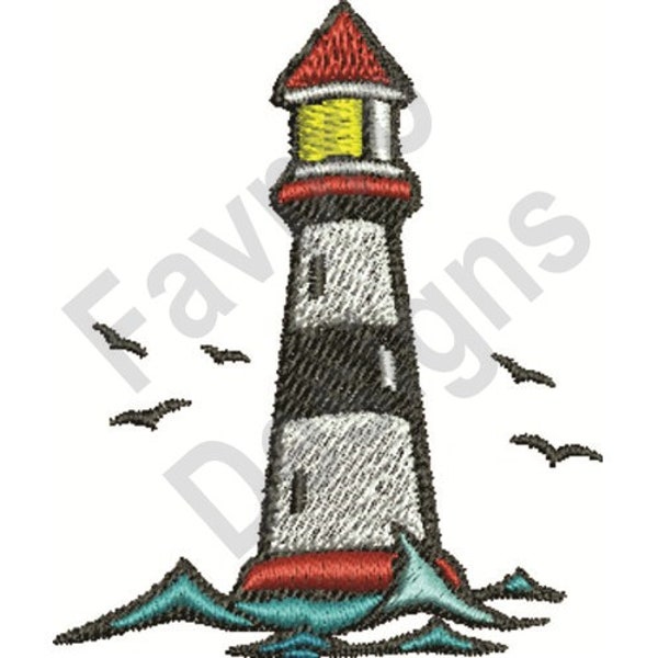 Lighthouse Embroidery Designs - Etsy