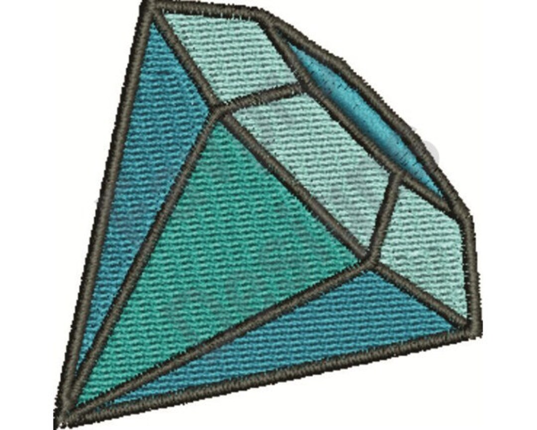 Diamond Jewel - Machine Embroidery Design - Etsy