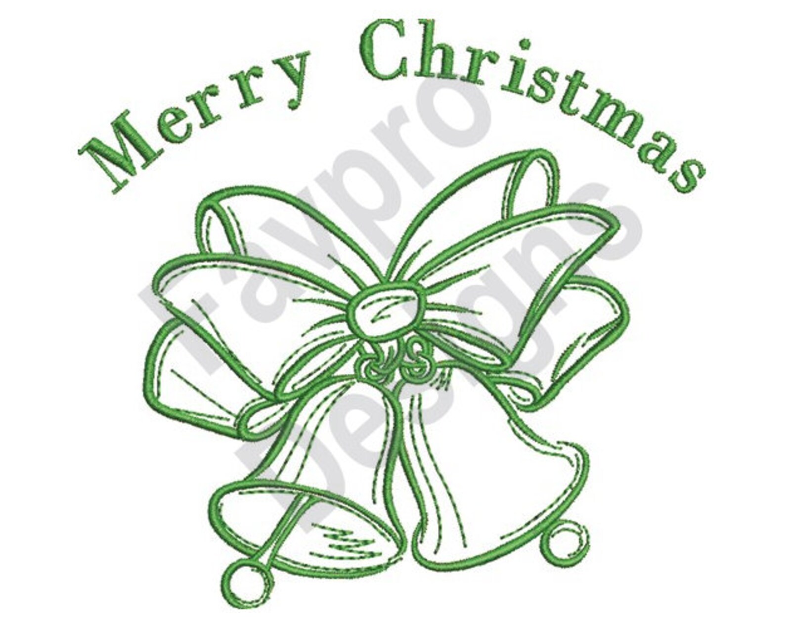 Merry Christmas Machine Embroidery Design | Etsy