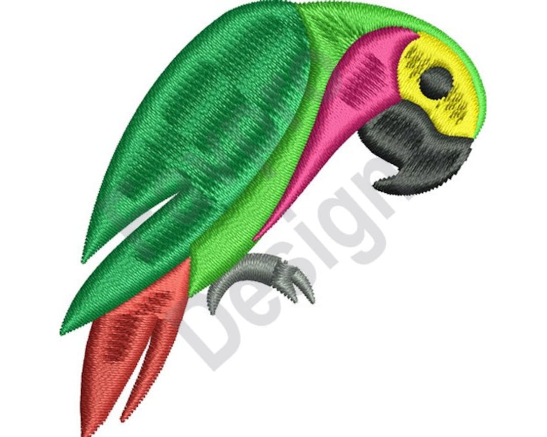 Parrot - Machine Embroidery Design - Etsy