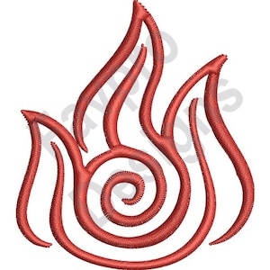 Flame Fire - Machine Embroidery Design - Etsy