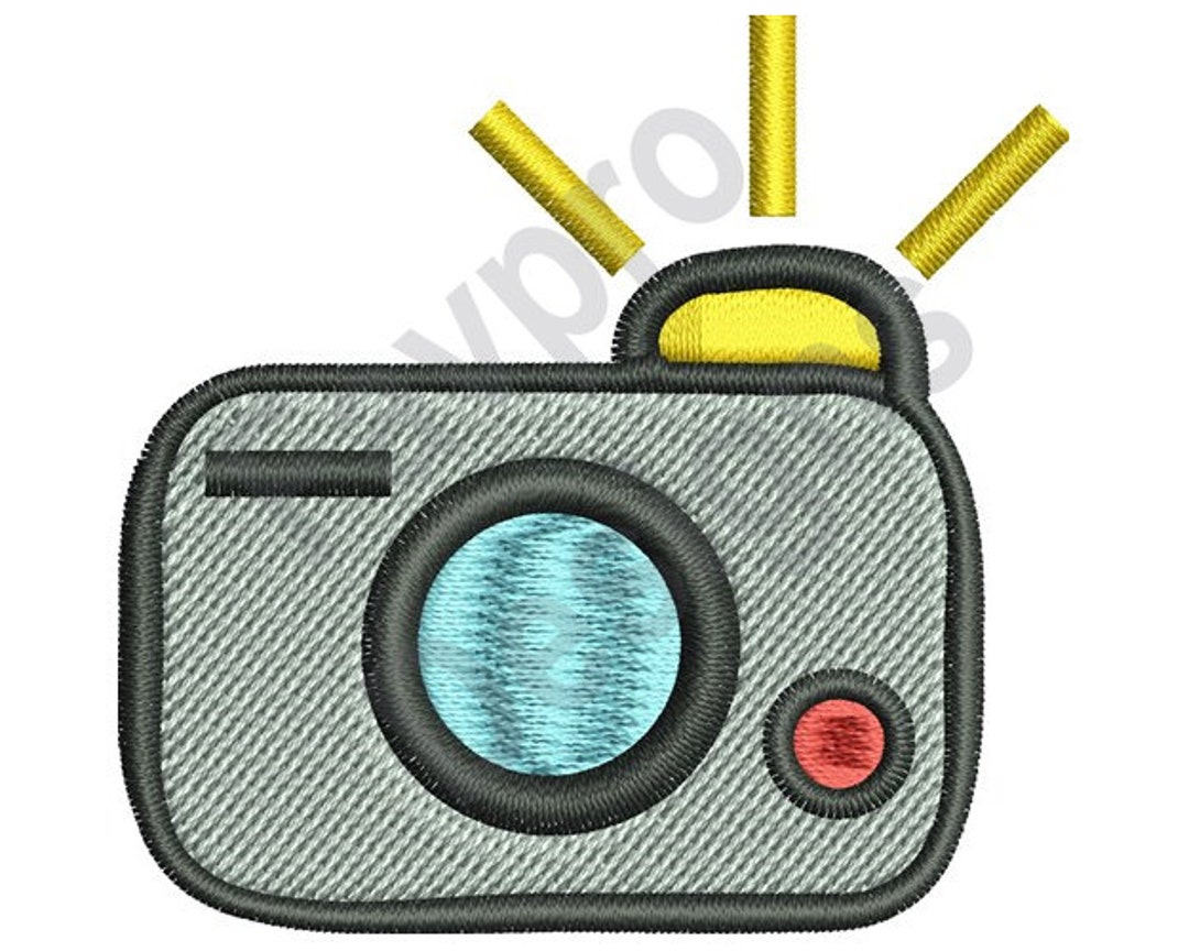 Camera Flash - Machine Embroidery Design - Etsy