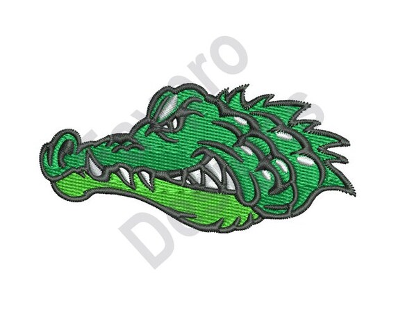 Gator Head Machine Embroidery Design | Etsy