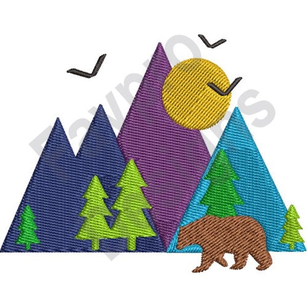 Mountain Design - Etsy