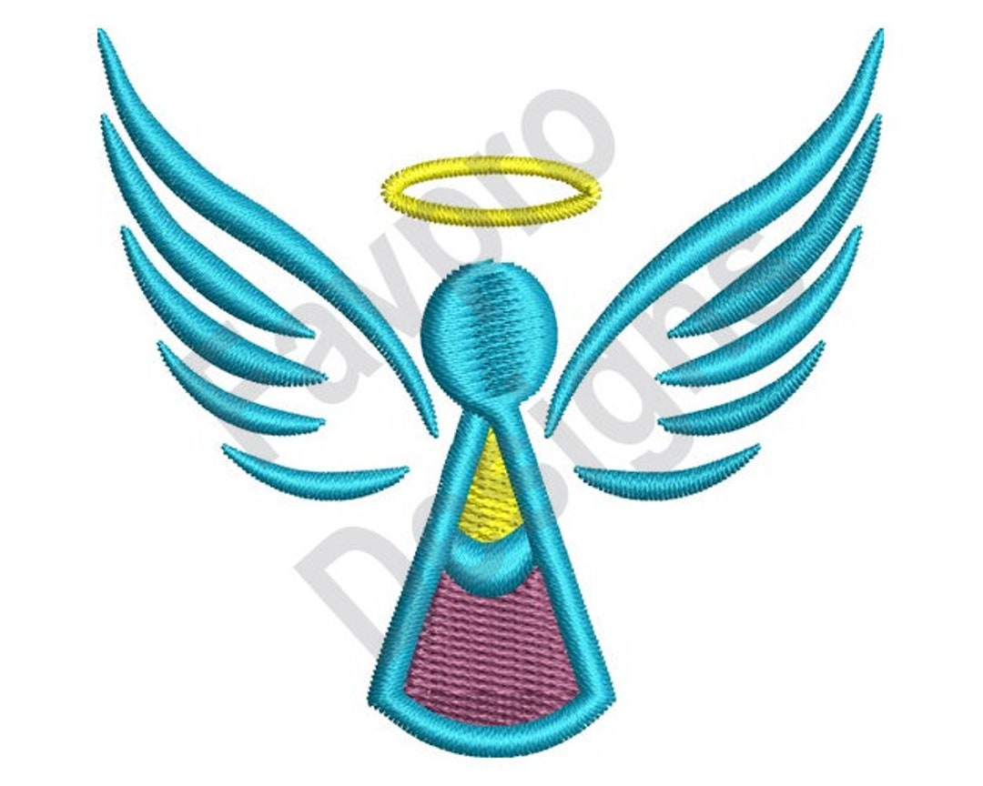 Halo Angel - Machine Embroidery Design - Etsy