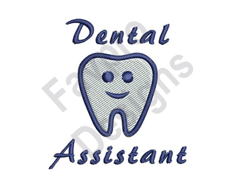 Dental Assistant Machine Embroidery Design - Etsy