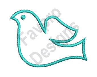 Dove embroidery | Etsy