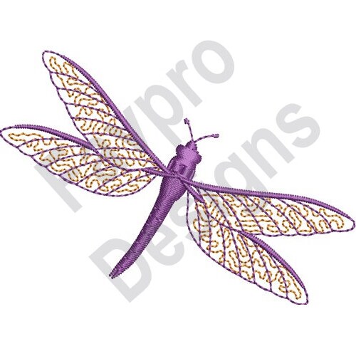 Dragonfly Embroidery Design 5 Sizes - Etsy