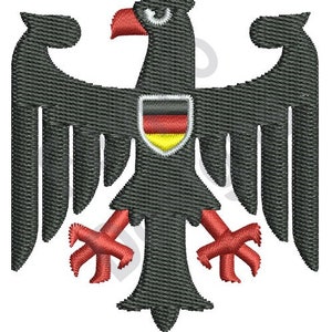 German Coat of Arms - Machine Embroidery Design - Etsy