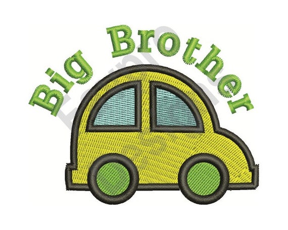 Big Brother Machine Embroidery Design - Etsy