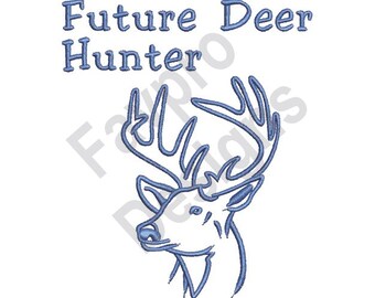 Deer Hunter Machine Embroidery Design - Etsy