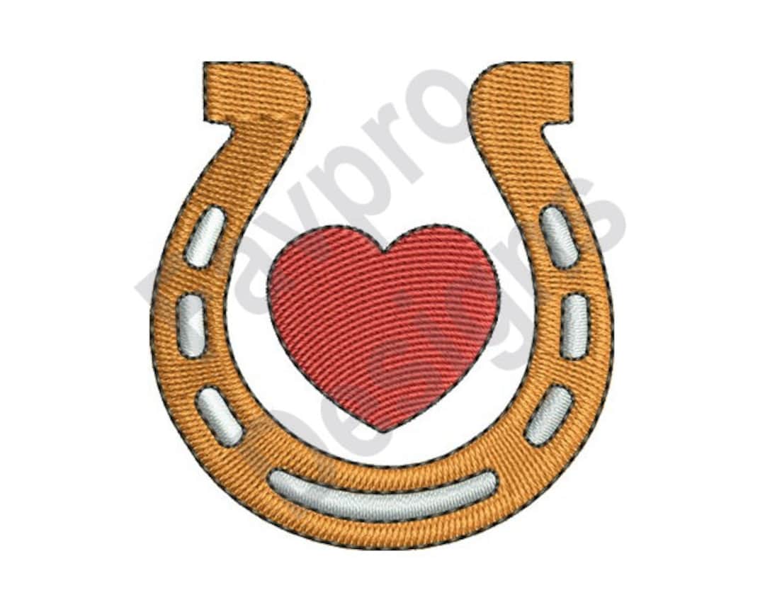 Good Luck Heart - Machine Embroidery Design - Etsy