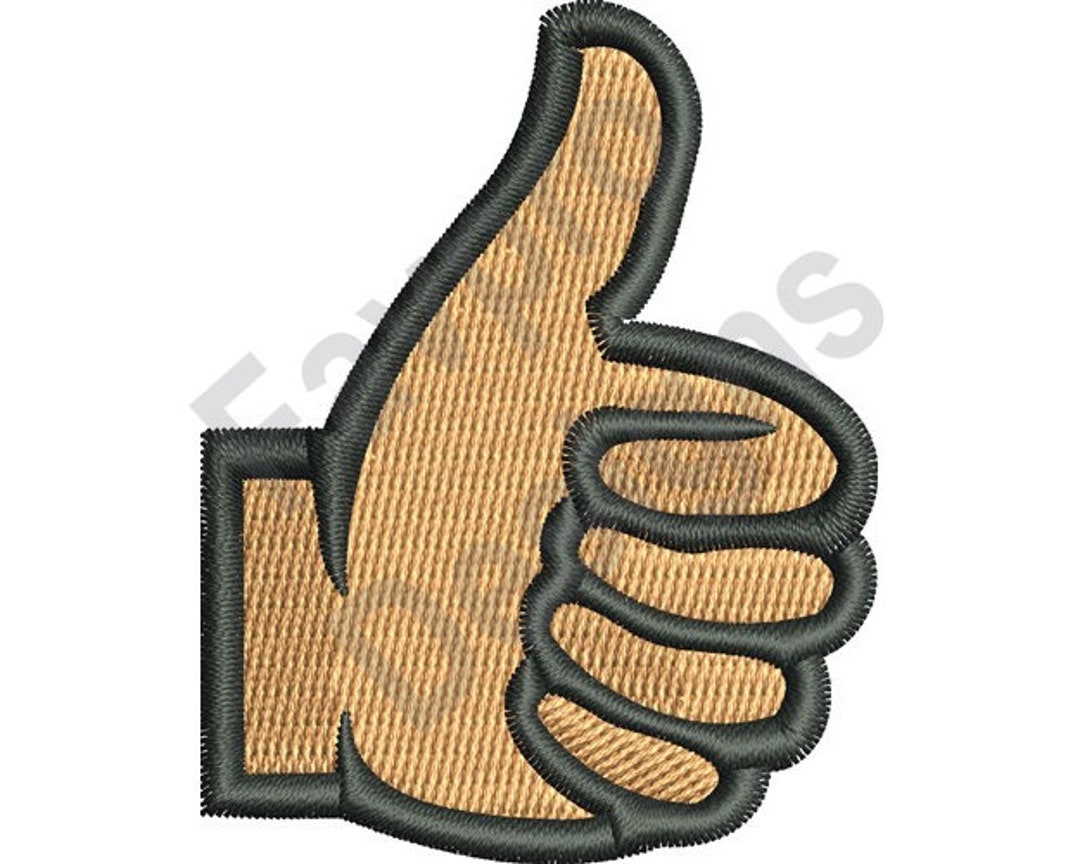 Thumbs up - Machine Embroidery Design - Etsy