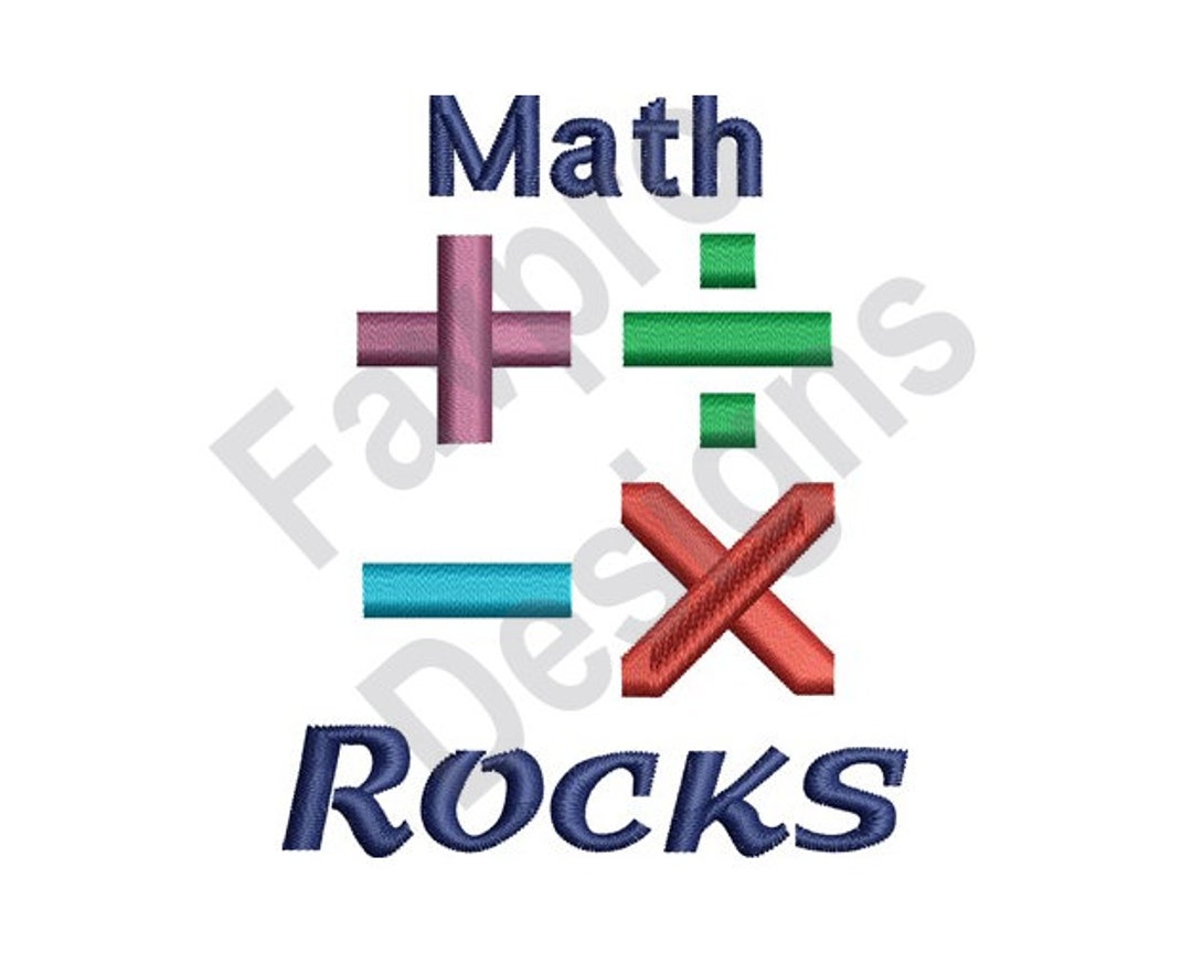 Math Rocks - Machine Embroidery Design - Etsy