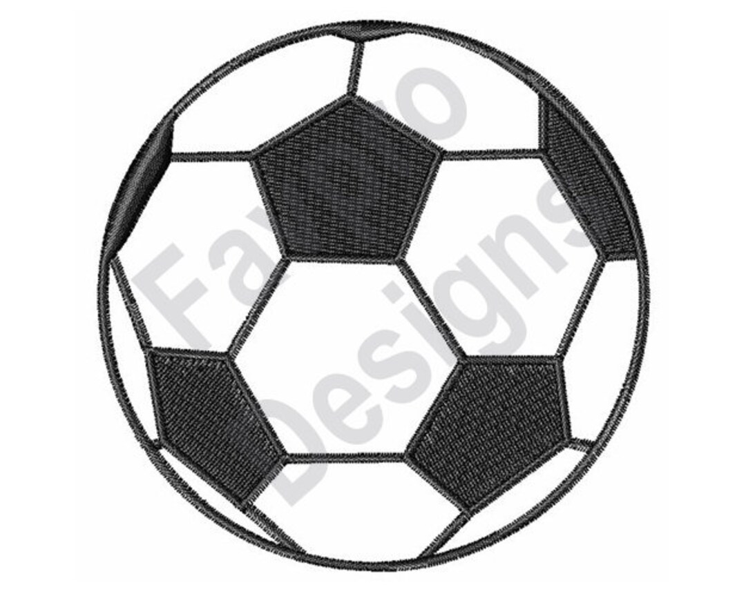 Soccer Ball - Machine Embroidery Design - Etsy