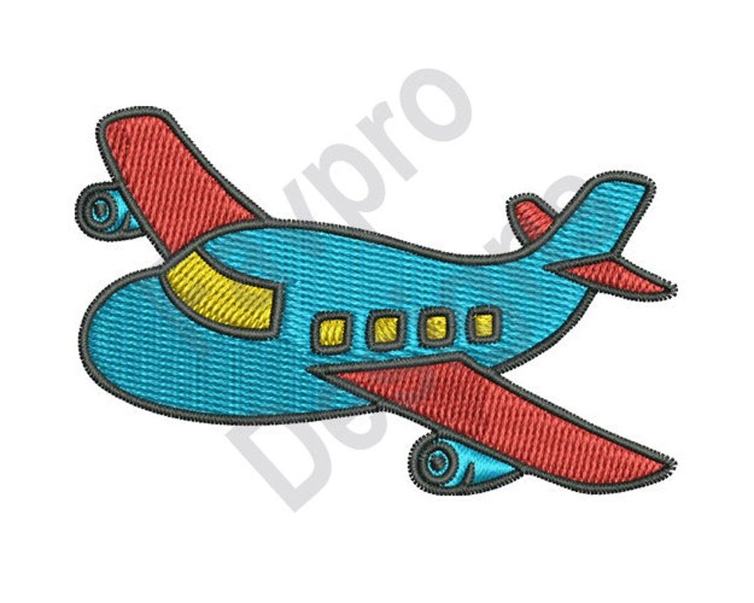 Jet Plane - Machine Embroidery Design - Etsy