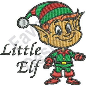 Little Elf - Machine Embroidery Design - Etsy