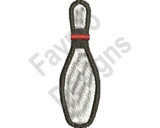 Bowling Pin Machine Embroidery Design - Etsy