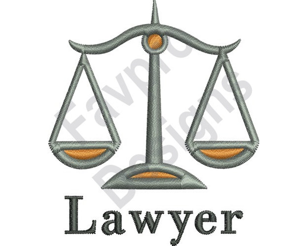 Lawyer - Machine Embroidery Design - Etsy