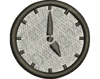 Clock Embroidery Design. Clock Face Embroidery Design. Machine - Etsy