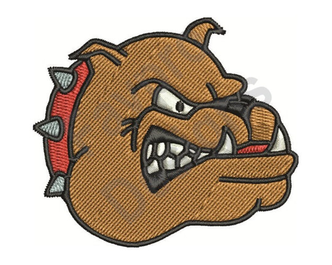 Bulldog - Machine Embroidery Design - Etsy