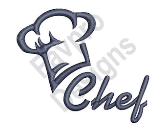 Pizza Chef Machine Embroidery Design | Etsy