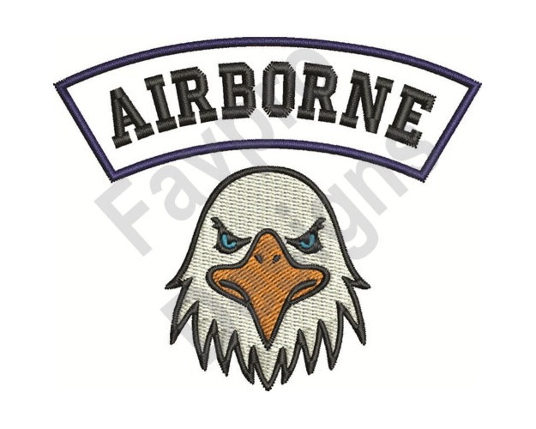 Airborne - Machine Embroidery Design - Etsy