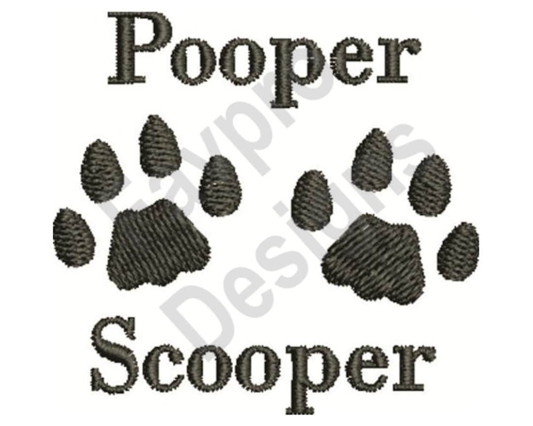 Pooper Scooper - diseño de máquina del bordado - Etsy España