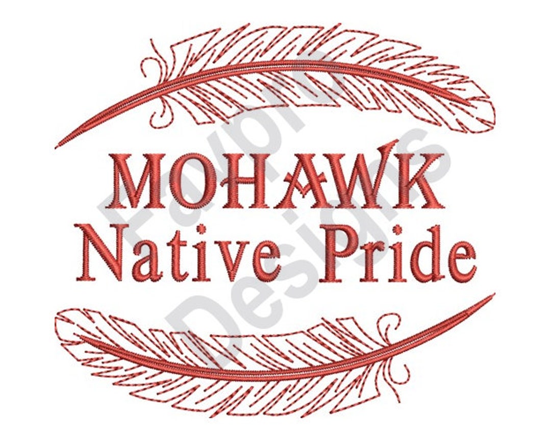 Native American Mohawk Pride - Machine Embroidery Design - Etsy