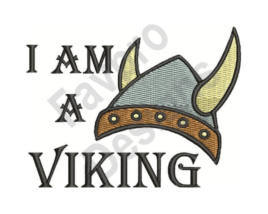 A Viking - Machine Embroidery Design - Etsy